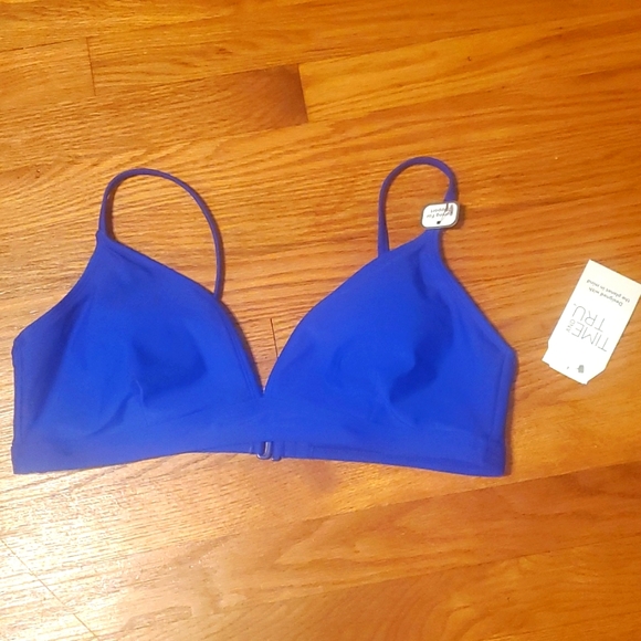 Time and Tru | Swim | Royal Blue Padded Swim Top | Poshmark
